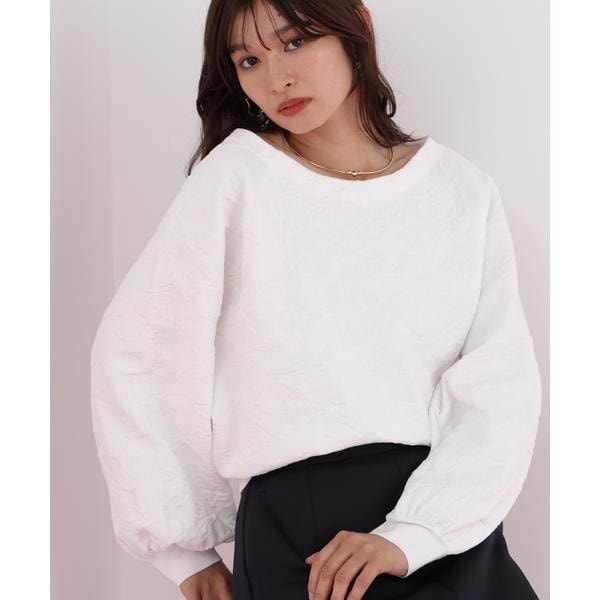 ピンキー＆ダイアン（PINKY&DIANNE）/ニットジャガードＶネックプルオーバー