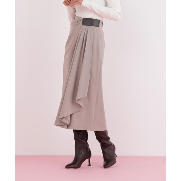 ピンキー＆ダイアン（PINKY&DIANNE）/サイドパッチタックスカート