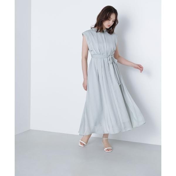 ナチュラルビューティーベーシック（NATURAL BEAUTY BASIC）/シャドーストライプフレアワンピース