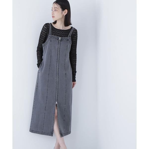 ナチュラルビューティーベーシック（NATURAL BEAUTY BASIC）/デニムナローキャミワンピース