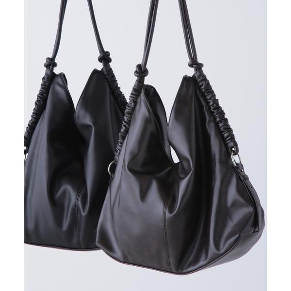 ナチュラルビューティーベーシック（NATURAL BEAUTY BASIC）/サイドベルトギャザーショルダーバッグ