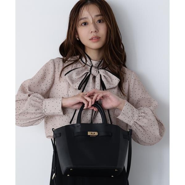 ナチュラルビューティーベーシック（NATURAL BEAUTY BASIC）/トライカラーコンビバケットバッグ