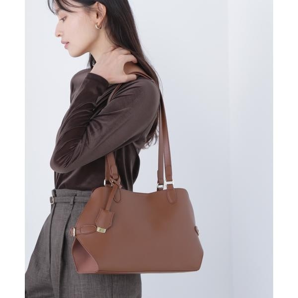 ナチュラルビューティーベーシック（NATURAL BEAUTY BASIC）/ロングハンドルクラムトートバッグ