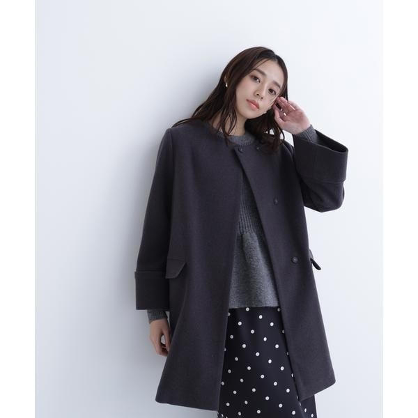 ナチュラルビューティーベーシック（NATURAL BEAUTY BASIC）/ノーカラーミドルコート