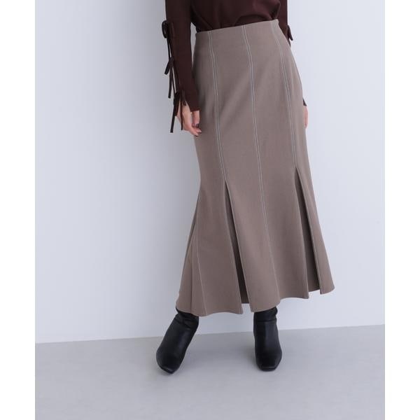 ナチュラルビューティーベーシック（NATURAL BEAUTY BASIC）/ステッチタックマーメイドスカート