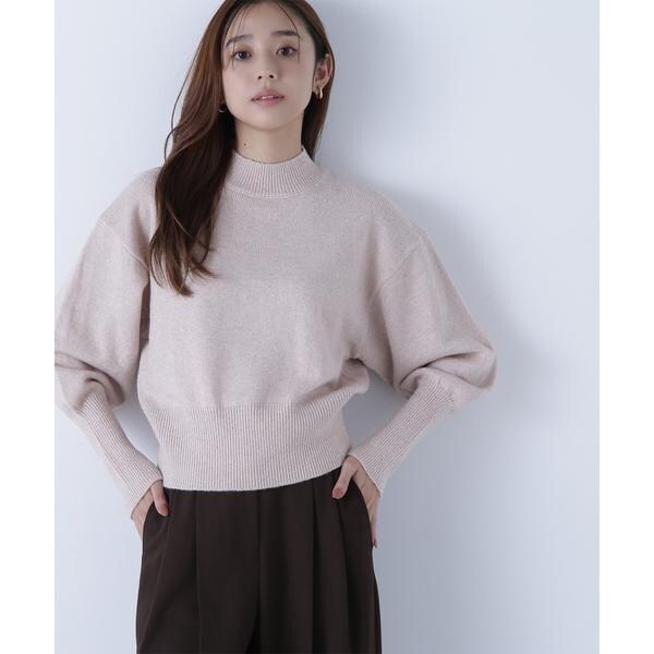 ナチュラルビューティーベーシック（NATURAL BEAUTY BASIC）/フラワースパンコールニット