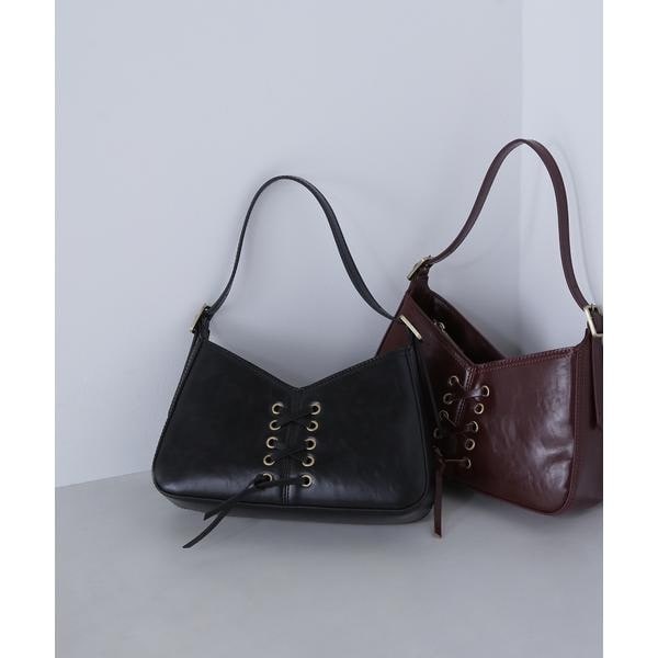 ナチュラルビューティーベーシック（NATURAL BEAUTY BASIC）/レースアップミニショルダーバッグ