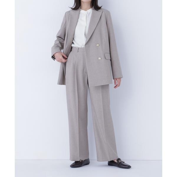 ナチュラルビューティーベーシック（NATURAL BEAUTY BASIC）/ダブルブレスト  SETUP パンツ