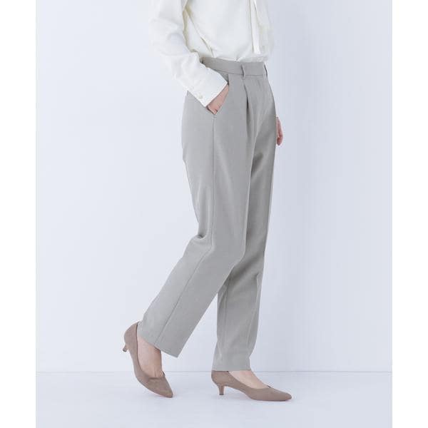 ナチュラルビューティーベーシック（NATURAL BEAUTY BASIC）/クラッシー SETUP タックパンツ