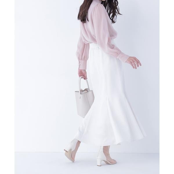 ナチュラルビューティーベーシック（NATURAL BEAUTY BASIC）/ヘム切替マーメイドスカート