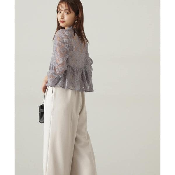 プロポーション ボディドレッシング（PROPORTION BODY DRESSING）/2wayレースペプラムセットアップ　24AW