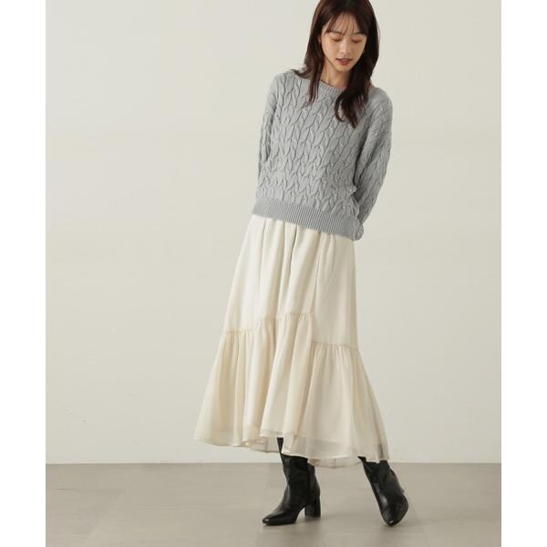 プロポーション ボディドレッシング（PROPORTION BODY DRESSING）/イレヘムシアーティアードスカート