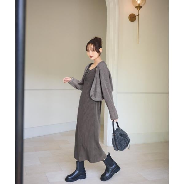 プロポーション ボディドレッシング（PROPORTION BODY DRESSING）/フワフワカーデセットキャミワンピース