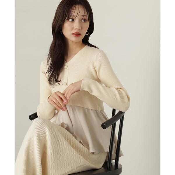 プロポーション ボディドレッシング（PROPORTION BODY DRESSING）/ペプラムナローニットSET UP