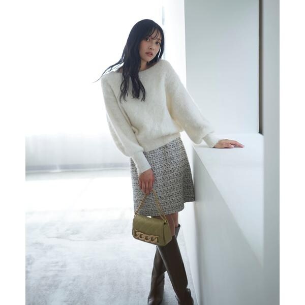 プロポーション ボディドレッシング（PROPORTION BODY DRESSING）/ミックスツイードミニスカート WEB限定