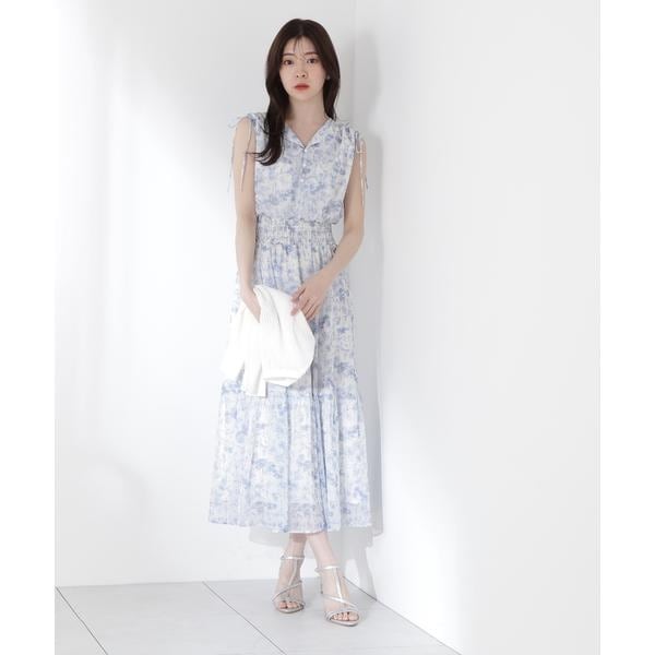 プロポーション ボディドレッシング（PROPORTION BODY DRESSING）/花柄楊柳ワンピース