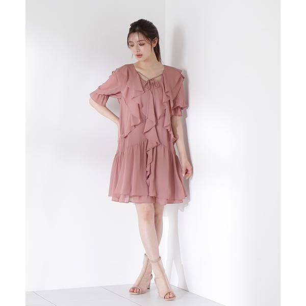 プロポーション ボディドレッシング（PROPORTION BODY DRESSING）/《EDIT COLOGNE》ラッフルミニワンピース