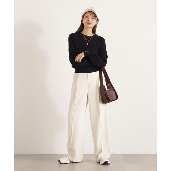 プロポーション ボディドレッシング（PROPORTION BODY DRESSING）/＜ウォッシャブル＞シーズンレスタックパンツ 25AW