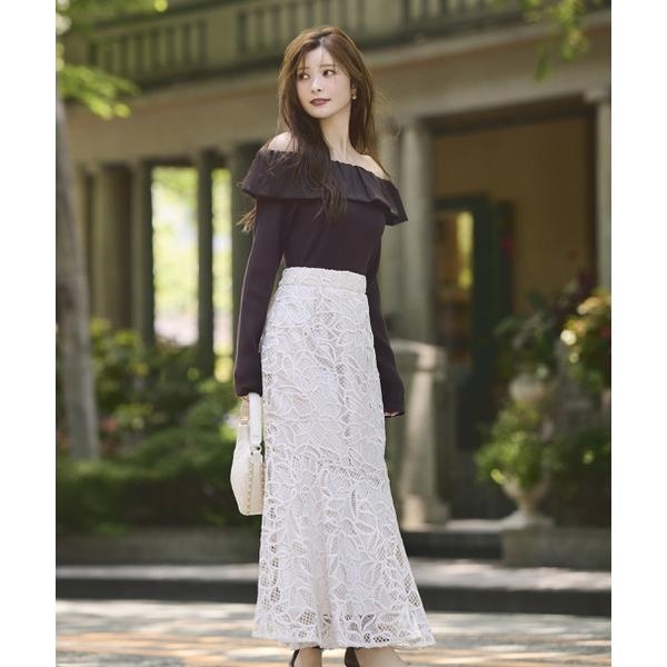 プロポーション ボディドレッシング（PROPORTION BODY DRESSING）/ケミカルレースマーメイドスカート 25AW