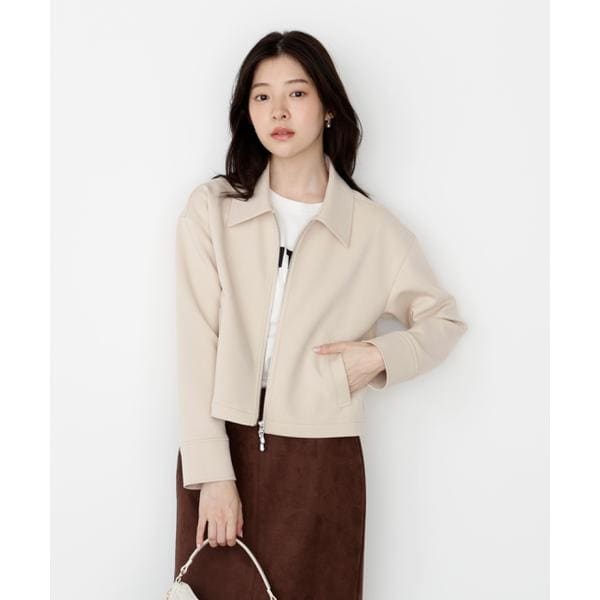 プロポーション ボディドレッシング（PROPORTION BODY DRESSING）/襟付きジップカットジャケット 25AW