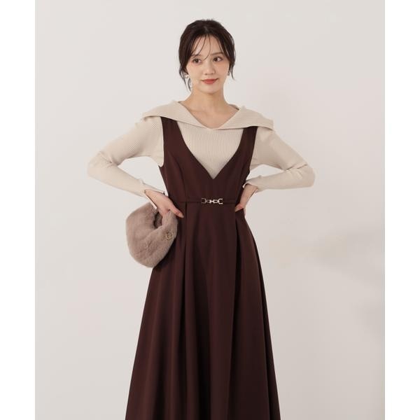 プロポーション ボディドレッシング（PROPORTION BODY DRESSING）/タックフレアジャンスカ 25AW