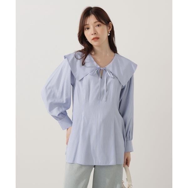 プロポーション ボディドレッシング（PROPORTION BODY DRESSING）/ビッグカラーブラウス