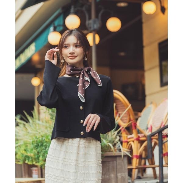 プロポーション ボディドレッシング（PROPORTION BODY DRESSING）/＜ハンドウォッシャブル＞シルク混ニットカーディガン