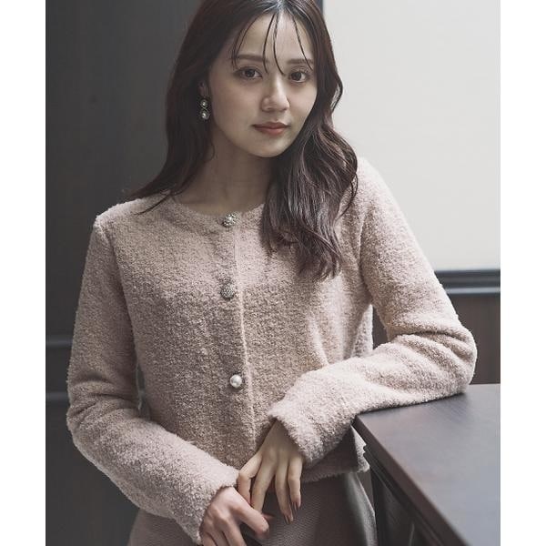 プロポーション ボディドレッシング（PROPORTION BODY DRESSING）/《EDIT COLOGNE》ブークレカーディガン