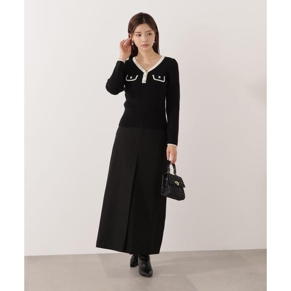 プロポーション ボディドレッシング（PROPORTION BODY DRESSING）/＜ウォッシャブル＞フロントタックナロースカート