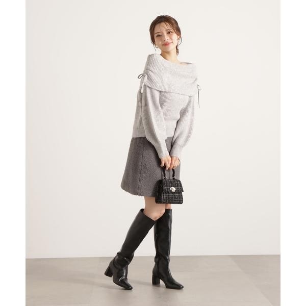 プロポーション ボディドレッシング（PROPORTION BODY DRESSING）/シャギーミニスカート 25AW