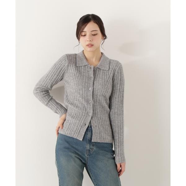 プロポーション ボディドレッシング（PROPORTION BODY DRESSING）/カラーネックラメニット 25AW