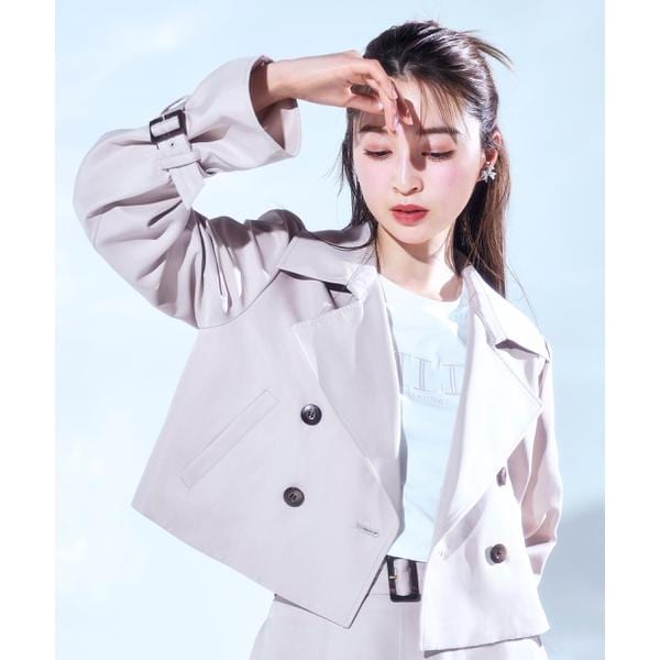 ジル バイ ジル スチュアート（JILL by JILL STUART）/ショート丈トレンチコート