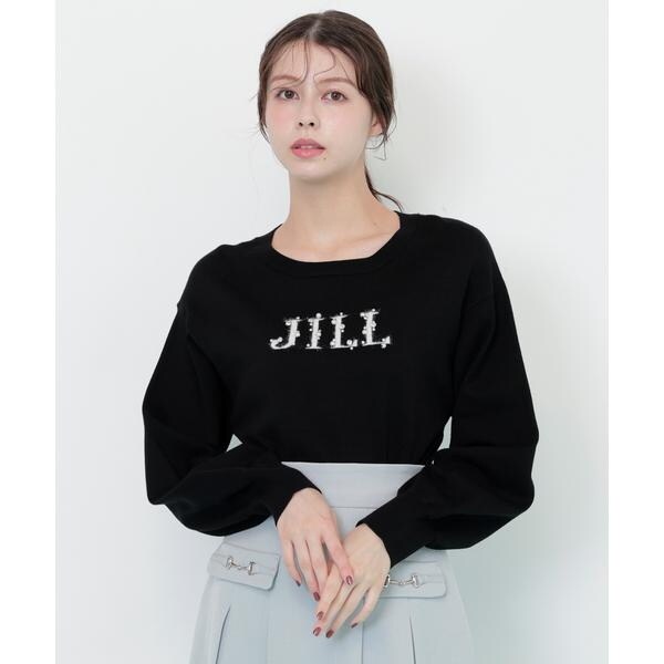ジル バイ ジル スチュアート（JILL by JILL STUART）/ファンシーヤーンビジューロゴニット
