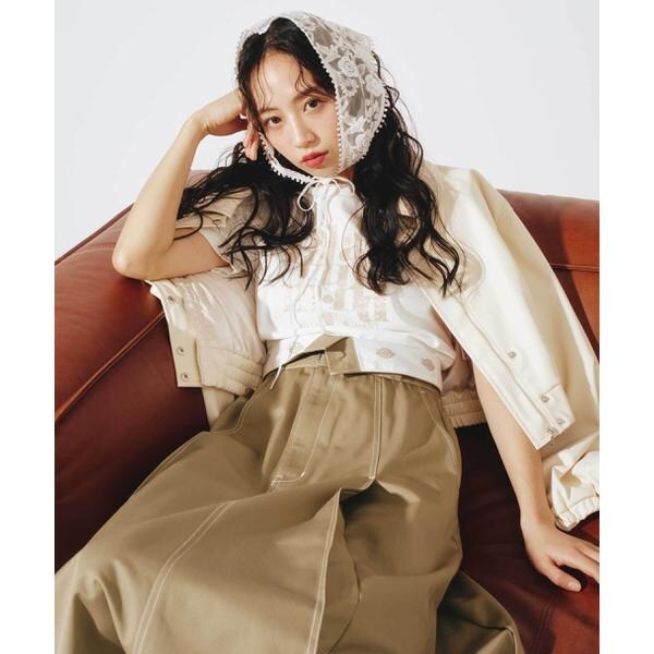 ジル バイ ジル スチュアート（JILL by JILL STUART）/フェイクレザーショートブルゾン