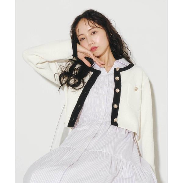 ジル バイ ジル スチュアート（JILL by JILL STUART）/ブークレーニットジャケット