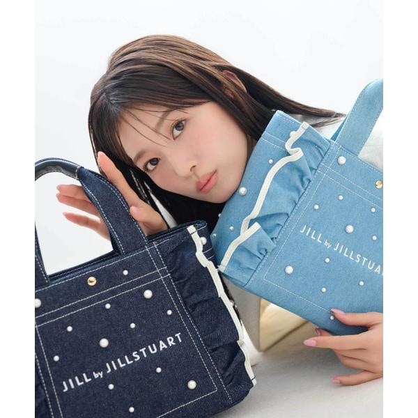 ジル バイ ジル スチュアート（JILL by JILL STUART）/3Dパールフリルトートバッグ