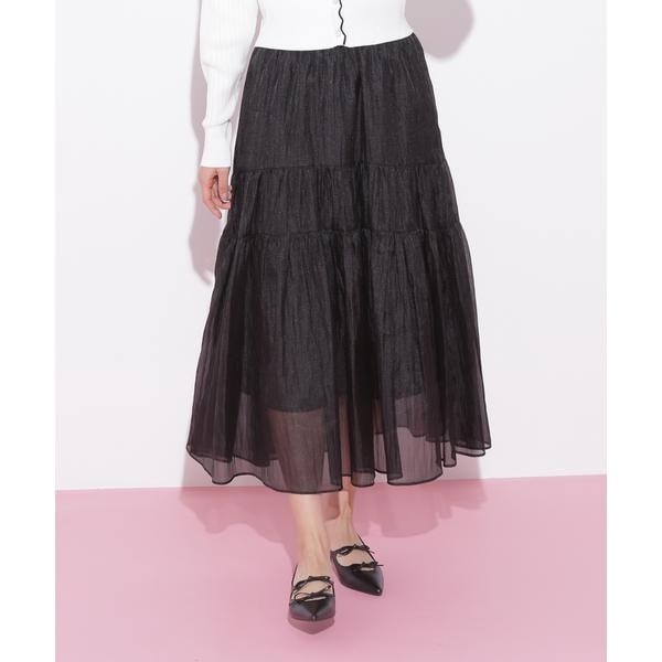 ジル バイ ジル スチュアート（JILL by JILL STUART）/シアーシャイニーボリュームスカート