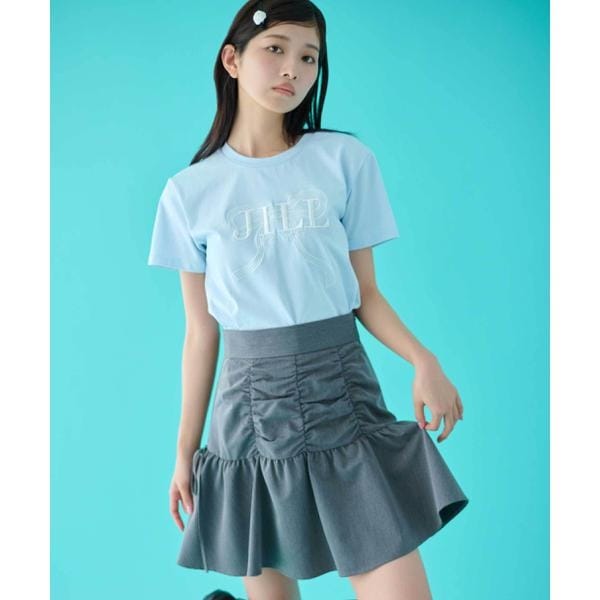 ジル バイ ジル スチュアート（JILL by JILL STUART）/ギャザーデザインミニスカパン