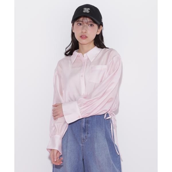 ジル バイ ジル スチュアート（JILL by JILL STUART）/短丈シアーシャツ