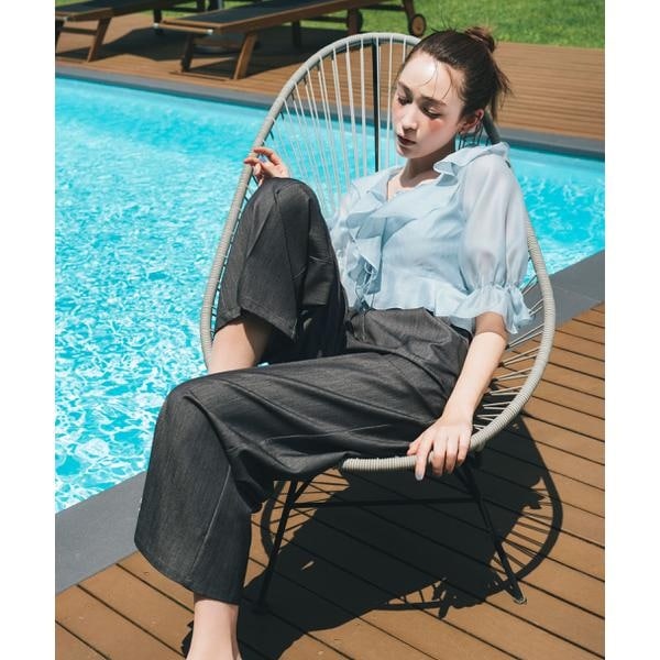 ジル バイ ジル スチュアート（JILL by JILL STUART）/ダブルウエストワイドパンツ