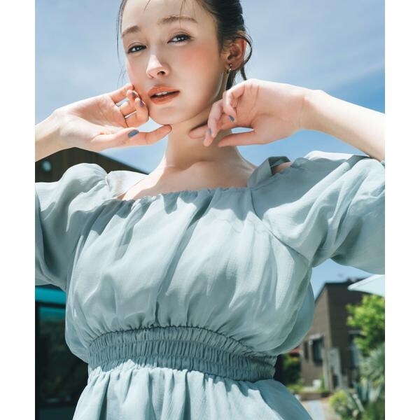 ジル バイ ジル スチュアート（JILL by JILL STUART）/楊柳オフショルパフブラウス