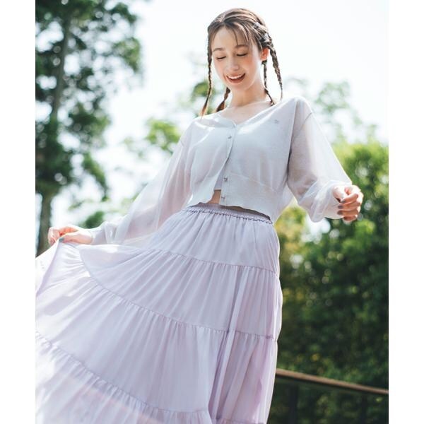 ジル バイ ジル スチュアート（JILL by JILL STUART）/ヘムラインティアードスカート