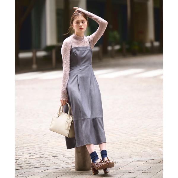 ジル バイ ジル スチュアート（JILL by JILL STUART）/デニムライクバリエーションキャミワンピース