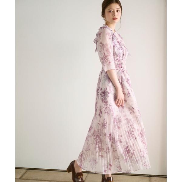 ジル バイ ジル スチュアート（JILL by JILL STUART）/ぼかしフラワープリントワンピース