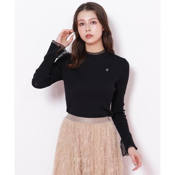 ジル バイ ジル スチュアート（JILL by JILL STUART）/シアーフリルニット