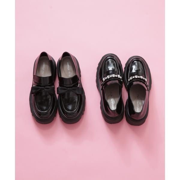 ジル バイ ジル スチュアート（JILL by JILL STUART）/ビジュー付きカスタムローファー