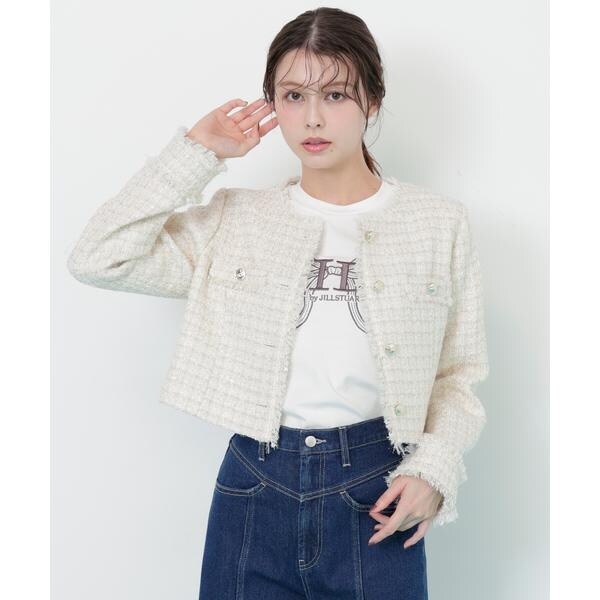 ジル バイ ジル スチュアート（JILL by JILL STUART）/ファンシーツイードジャケット