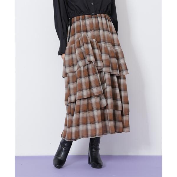 ジル バイ ジル スチュアート（JILL by JILL STUART）/アシメティアードスカート