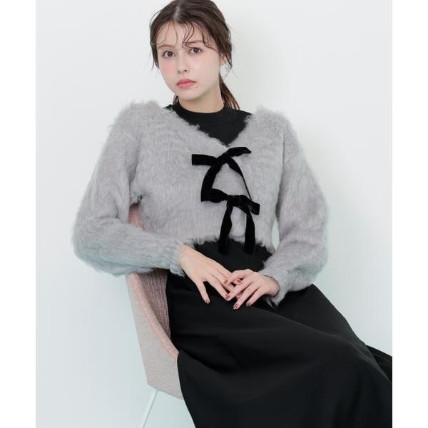 ジル バイ ジル スチュアート（JILL by JILL STUART）/起毛カーデニットワンピースセット