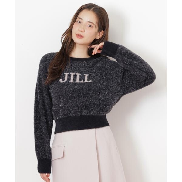 ジル バイ ジル スチュアート（JILL by JILL STUART）/ラメロゴジャガードニット